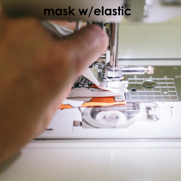 sewing tutorial diy fabric face mask for healthcare workers